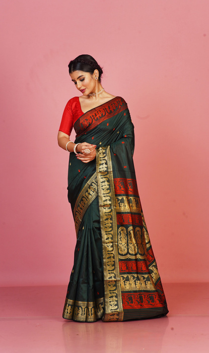 Baluchari Saree Online In Kolkata l Indian Silk House