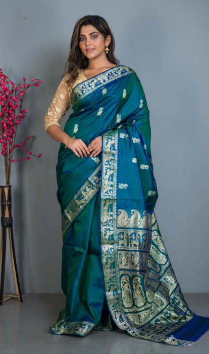 Baluchari Saree Online In Kolkata l Indian Silk House
